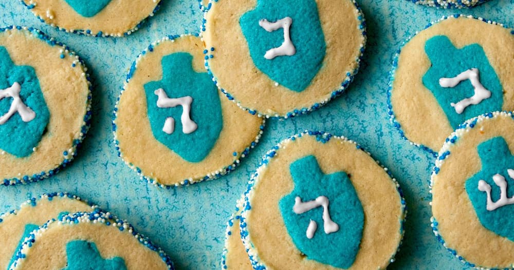 Slice-and-Bake Dreidel Cookies | Punchfork