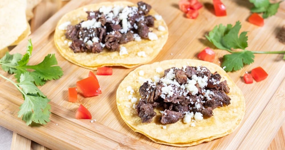 Slow Cooker Beef Cheek Tacos (Barbacoa De Cachete) | Punchfork