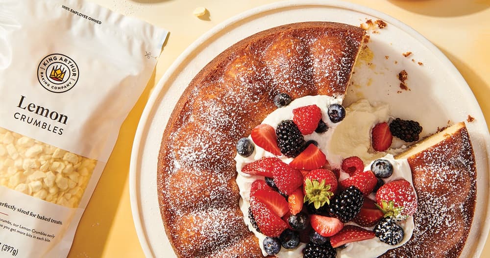 Whipped Cream Lemon Savarin Cake | Punchfork
