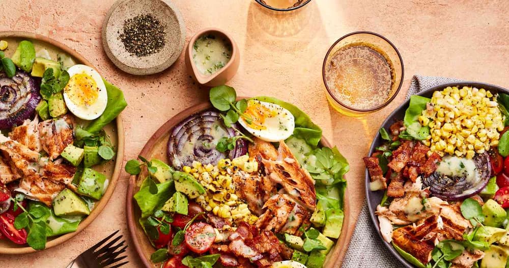 Summer Salmon Cobb Salad | Punchfork