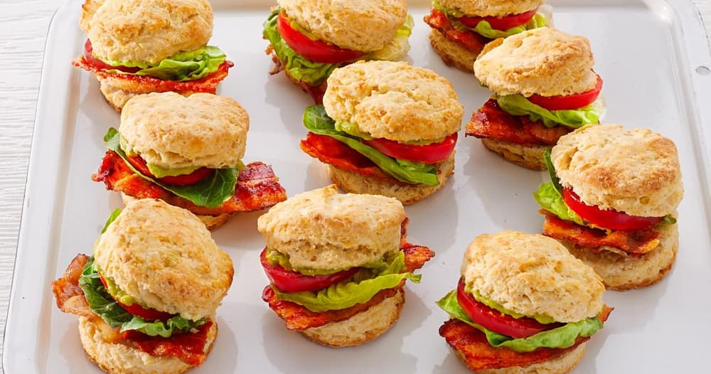 BLT Biscuit Sliders | Punchfork