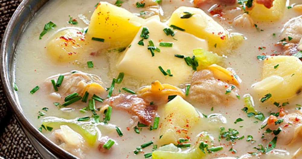 Low-Fat Clam Chowder | Punchfork