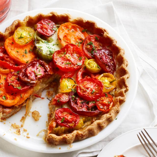 Heirloom Tomato Pie | Punchfork