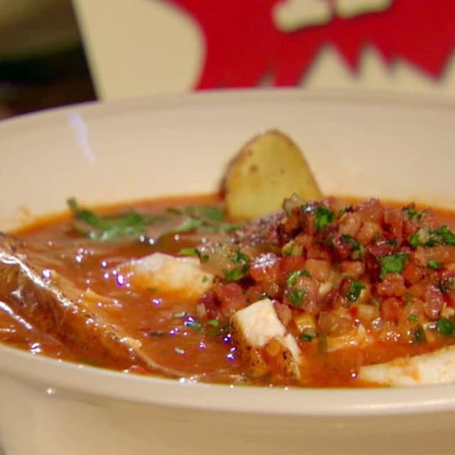 Manhattan Fish Chowder with Roasted Fingerling Potatoes and Bacon ...