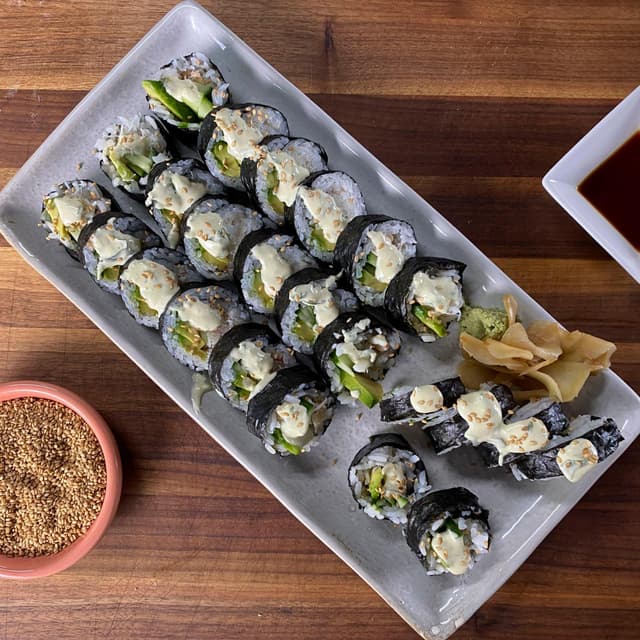 Dungeness Crab Rolls (Futomaki) with Shiso Mayo | Punchfork