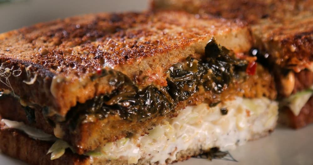 The Collard Green Melt | Punchfork