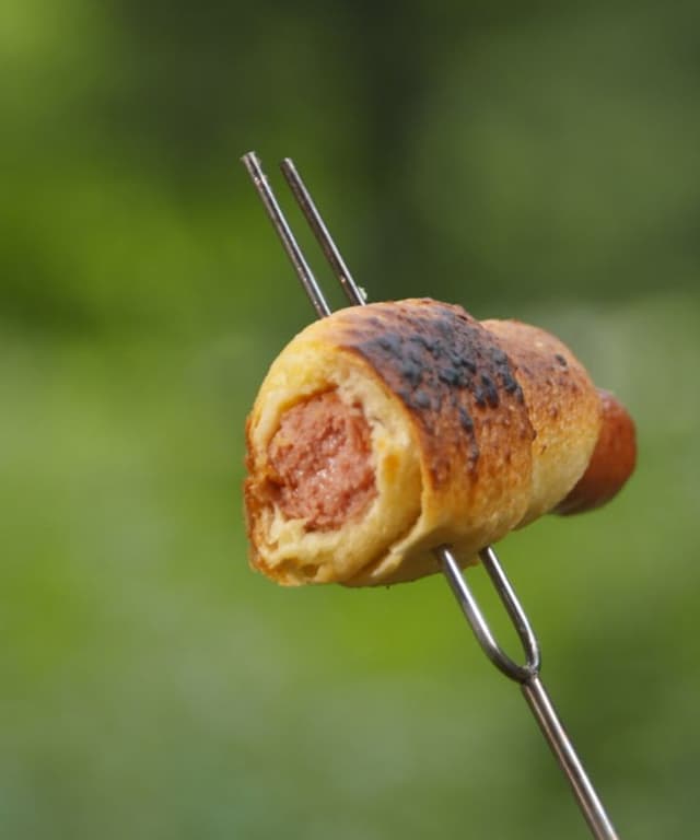 Campfire Pigs in a Blanket | Punchfork