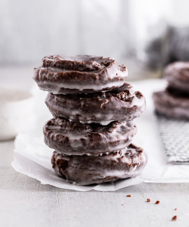 Chocolate Old-Fashioned Donuts | Punchfork