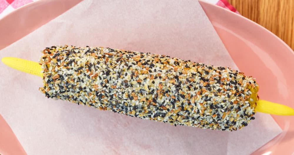 Everything Bagel Grilled Corn | Punchfork