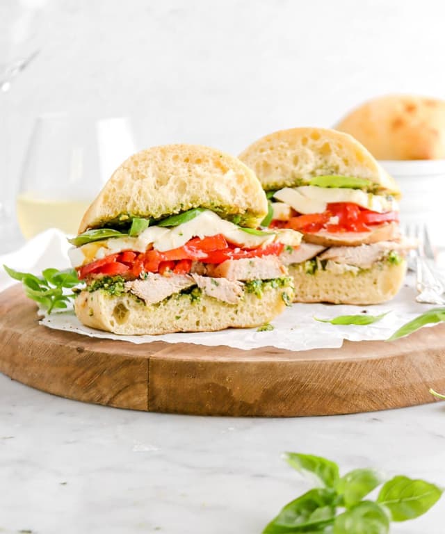 Chicken Caprese Sandwich | Punchfork