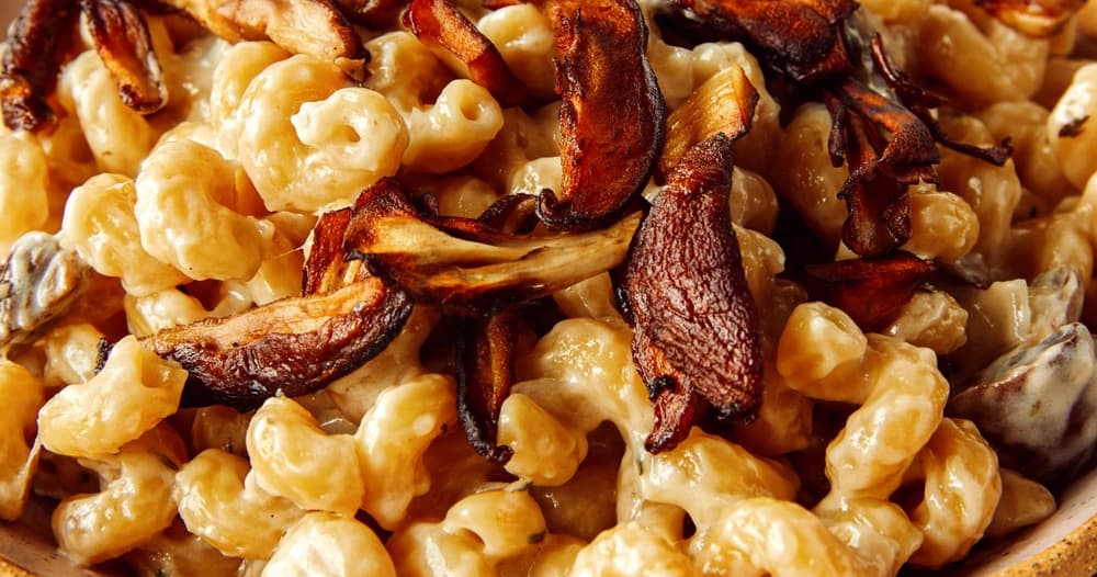 Passive Method Creamy Mushroom Pasta | Punchfork