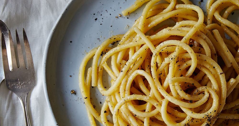Cacio e Pepe with Egg | Punchfork