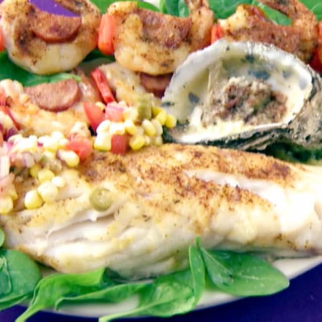 Grilled Grouper Fillets with Creole Salsa | Punchfork
