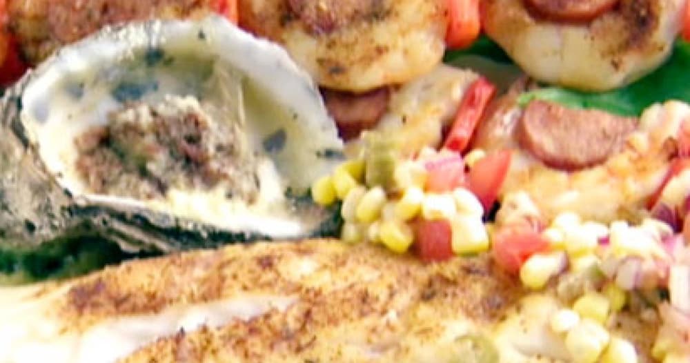 Grilled Grouper Fillets with Creole Salsa | Punchfork