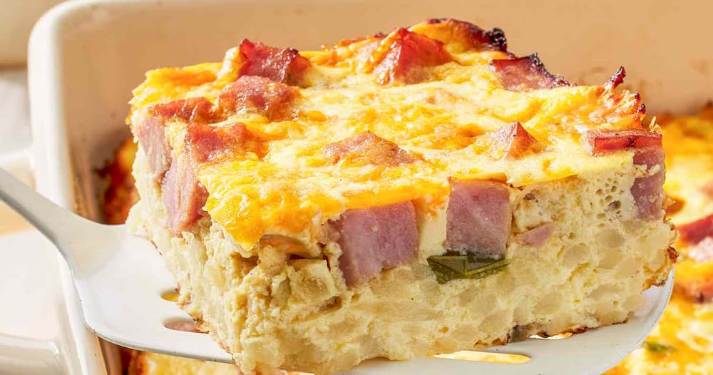 Denver Omelette Hashbrown Casserole | Punchfork