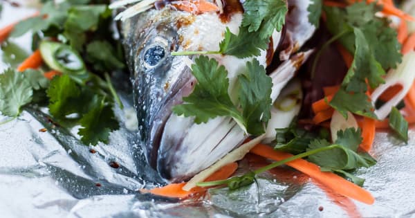 Asian Style Baked Rockfish | Punchfork