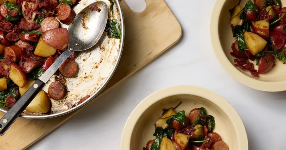 Keilbasa Potato Skillet Recipes (Gluten-Free) | Punchfork