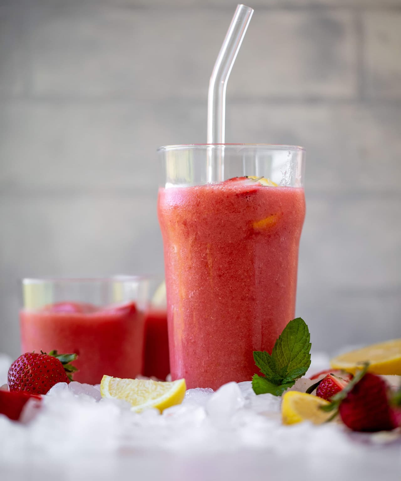 Frozen Strawberry Lemonade | Punchfork
