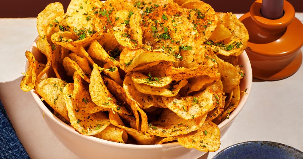 Old Bay Chips with Lemon Mayo | Punchfork