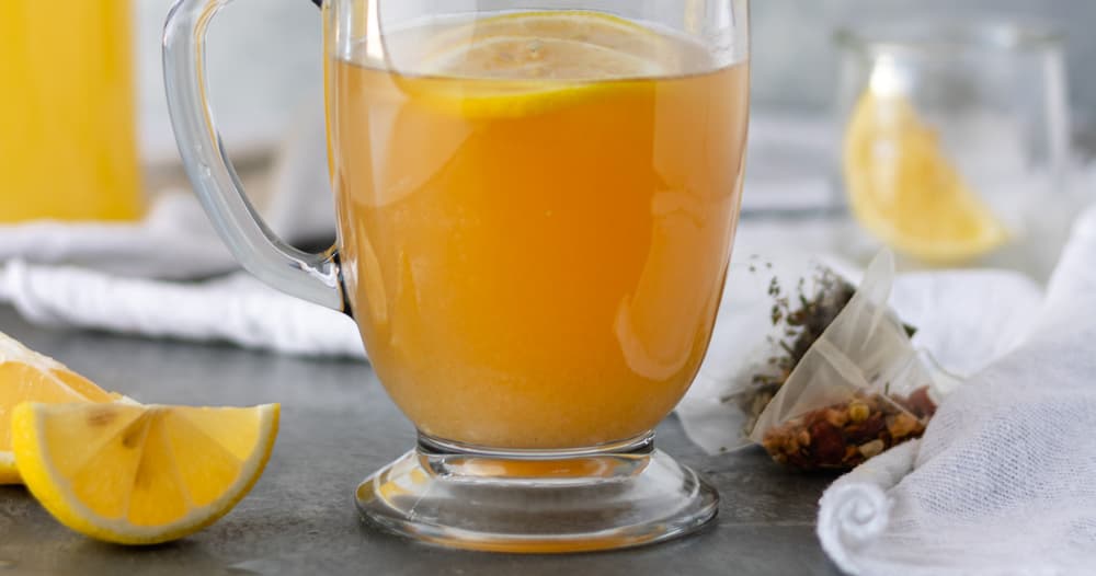 Hot Honey Ginger Tea | Punchfork