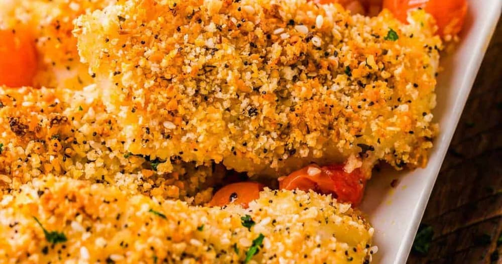 Everything Bagel Panko Cod | Punchfork
