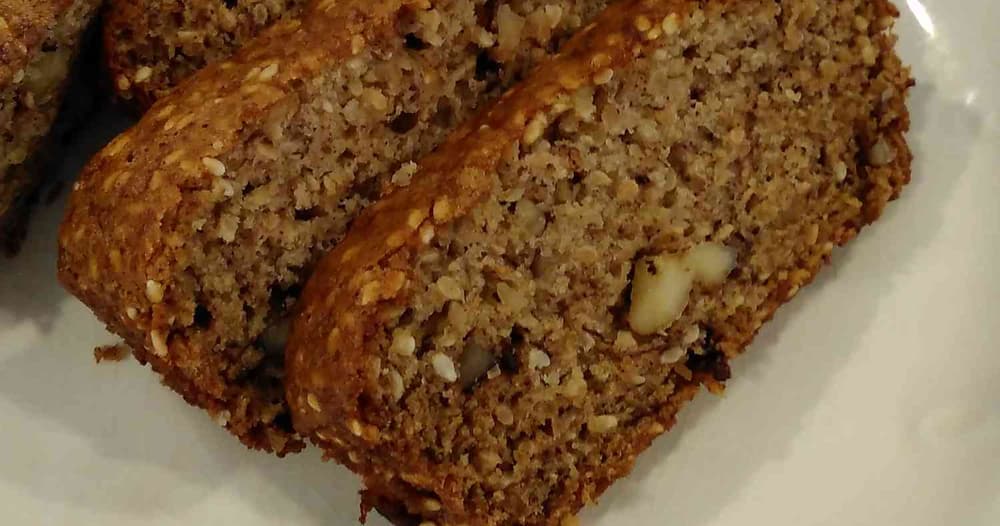Black Sesame and Walnut Banana Bread | Punchfork