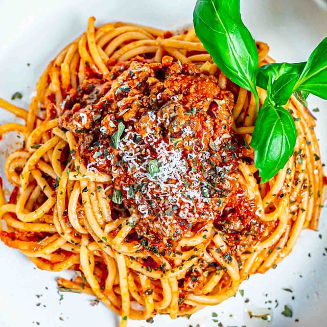 Restaurant Style Spaghetti Bolognese | Punchfork