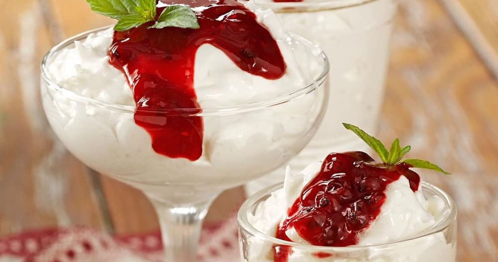 Snowflake Pudding | Punchfork