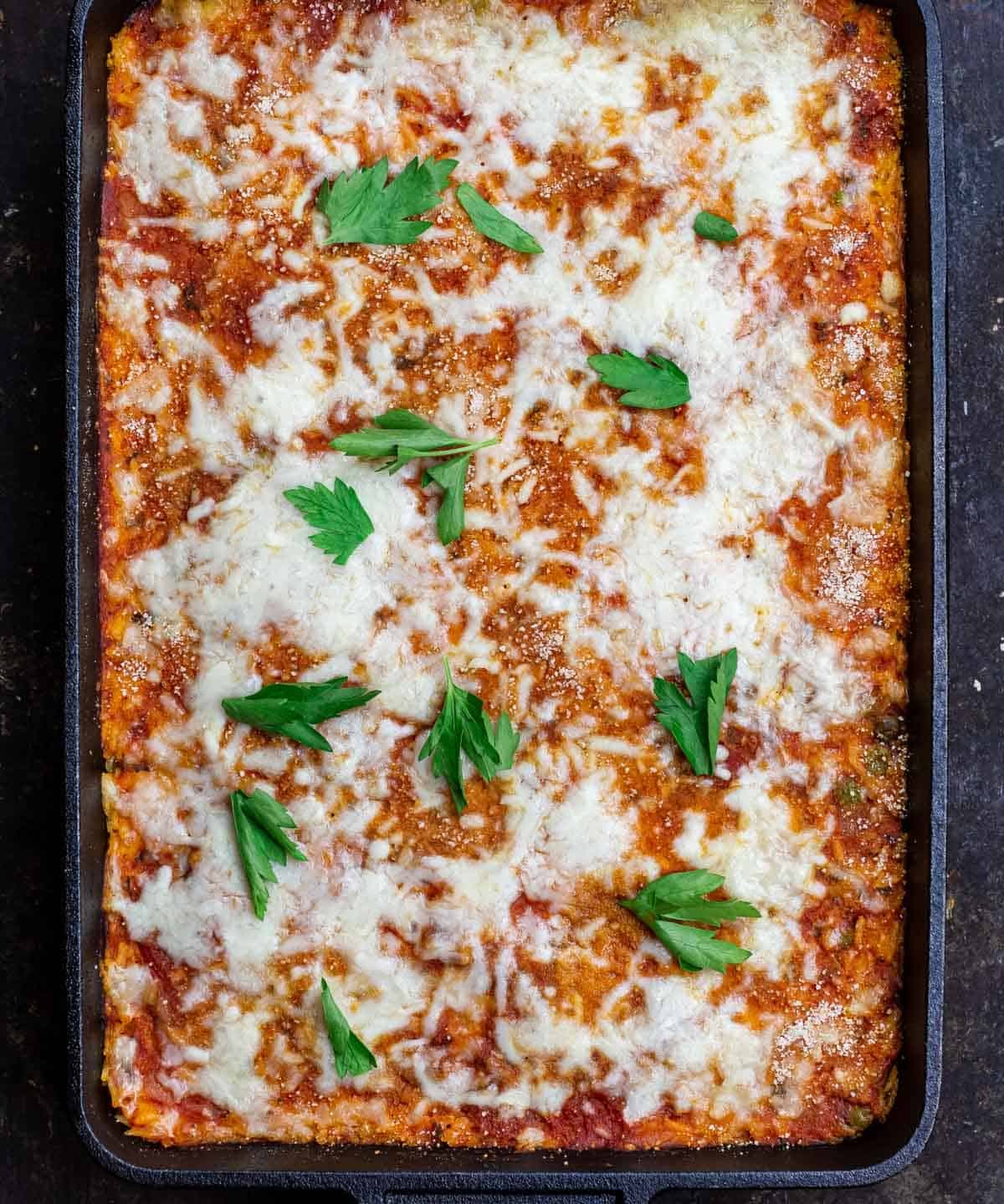 Italian Rice Casserole with Chicken Sausage | Punchfork