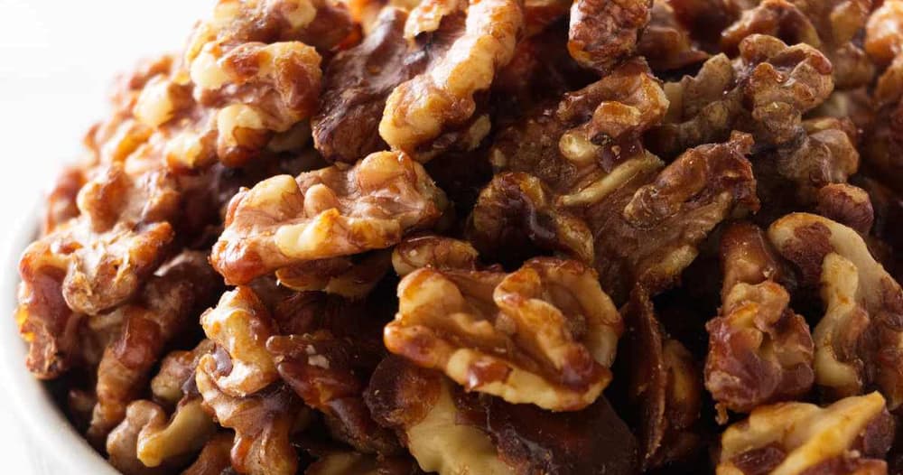 Brown Sugar Candied Walnuts | Punchfork