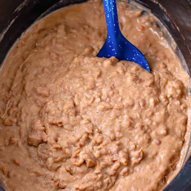 Slow Cooker Refried Beans | Punchfork