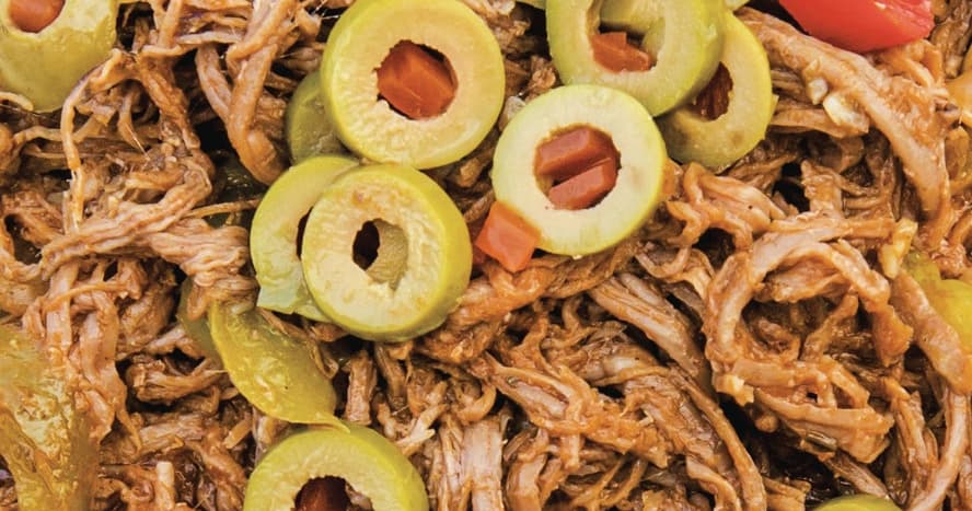 Pressure Cooker Ropa Vieja (Pulled Flank Steak in Red Wine Sauce ...