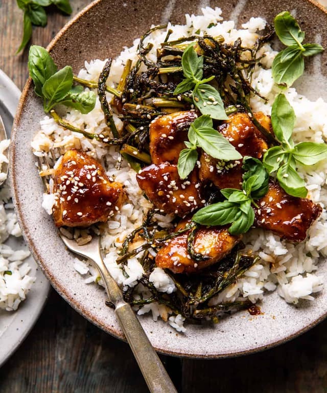 Sheet Pan 30 Minute Sticky Apricot Chicken | Punchfork