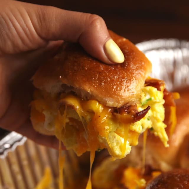 Tailgate Breakfast Sliders | Punchfork