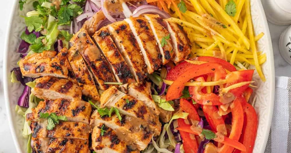Thai Chicken Mango Salad | Punchfork