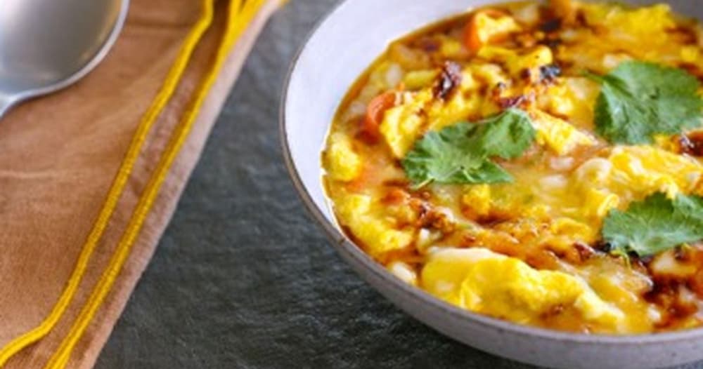 Chinese Tomato & Egg Dough Drop Soup (Geda Tang) | Punchfork