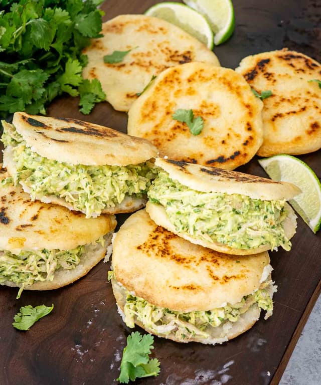 Homemade Arepa with Reina Pepiada | Punchfork