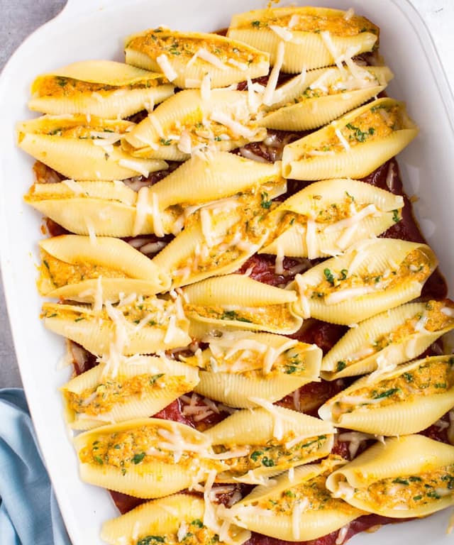 Pumpkin Stuffed Shells | Punchfork