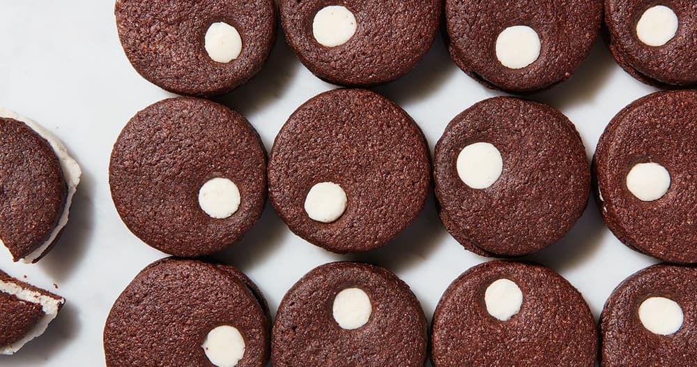 Organic Cookies & Cream Sandwich Cookies | Punchfork