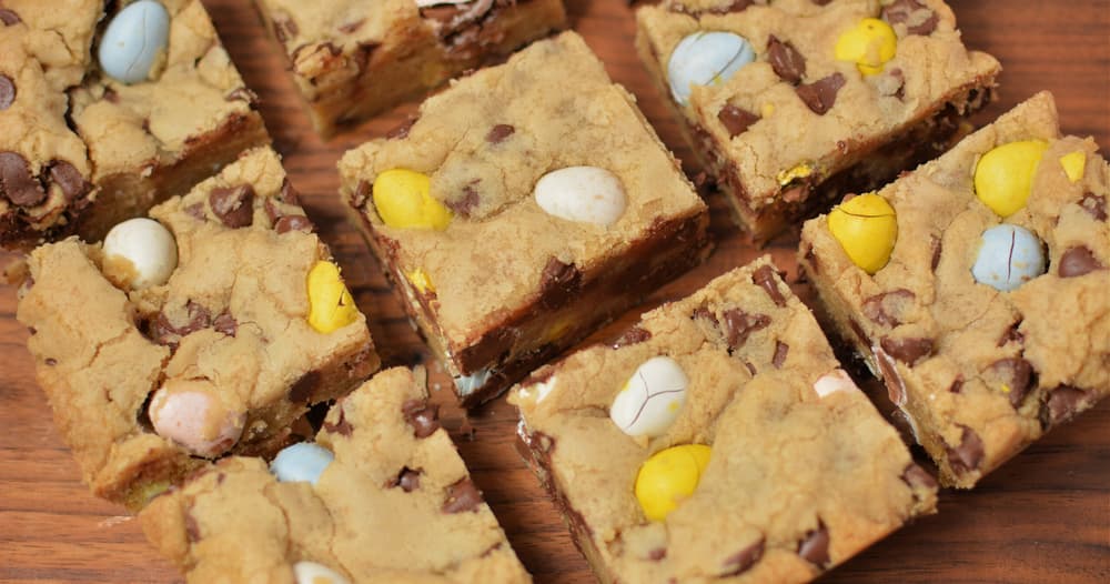Easter Cadbury Mini Egg Blondies | Punchfork