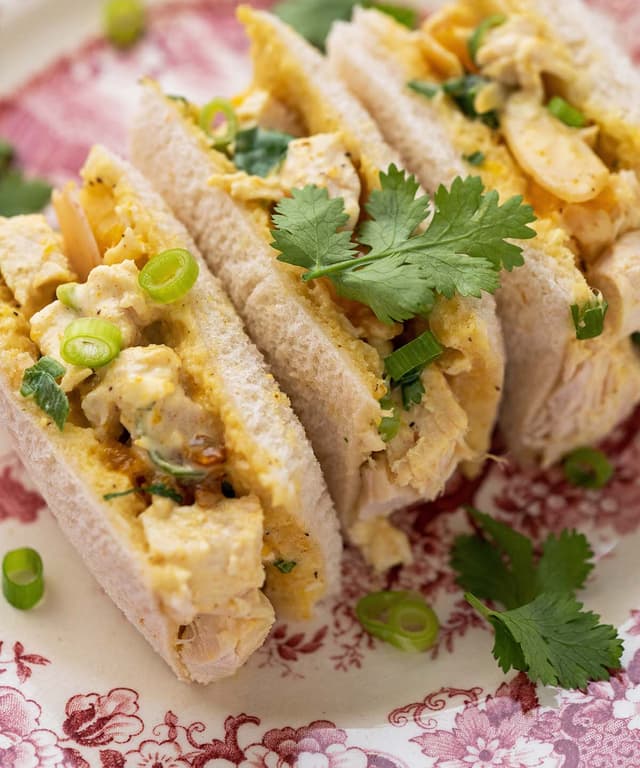 Chicken Salad Finger Sandwiches | Punchfork