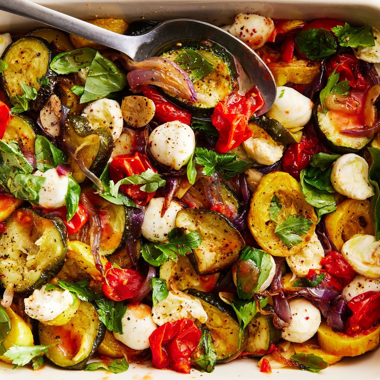 One-Pan Summer Vegetable Ragú | Punchfork