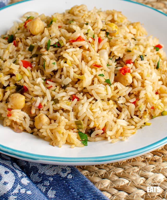 Chickpea Vegetable Pilaf Rice | Punchfork