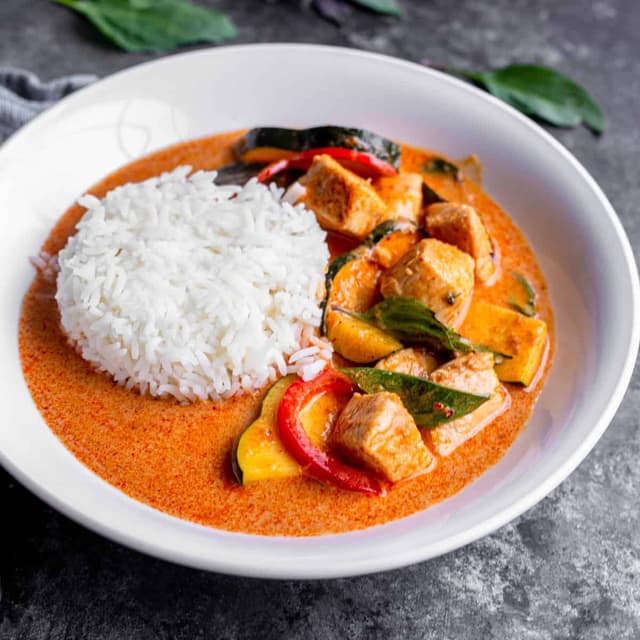 Thai Red Curry with Chicken and Squash (Kaeng Phed) | Punchfork