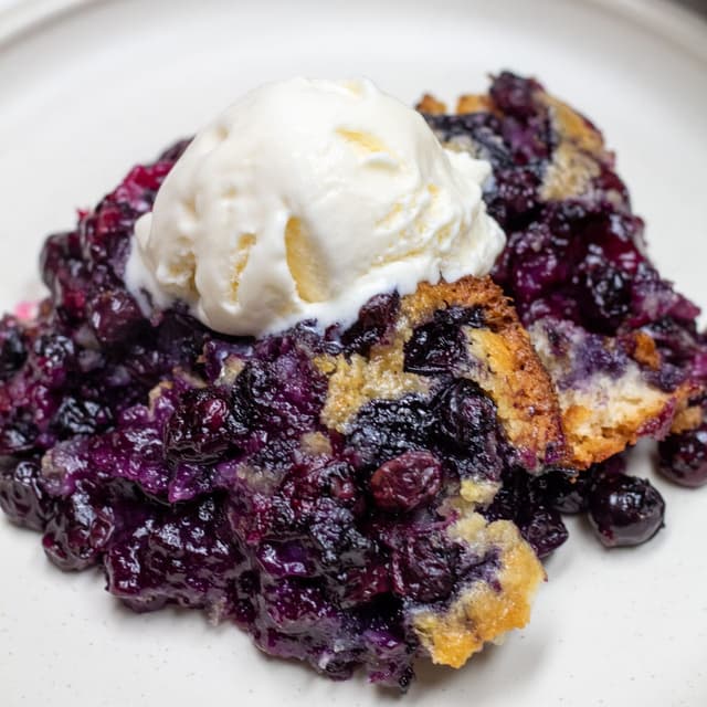 Bisquick Blueberry Cobbler | Punchfork