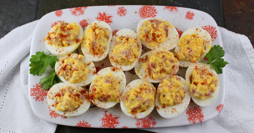 Beef and Horseradish Deviled Eggs | Punchfork