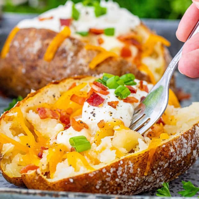 Outback Steakhouse Baked Potatoes | Punchfork
