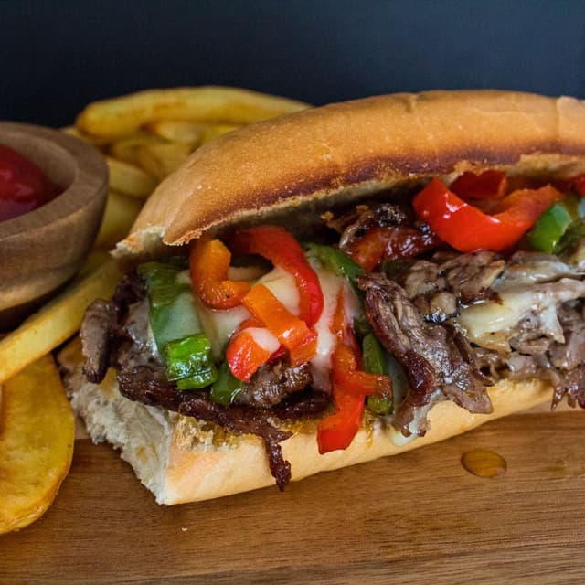Leftover Prime Rib Philly Cheesesteak Sandwich | Punchfork