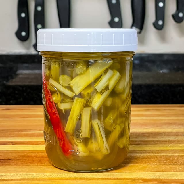 Pickled Collard Stems | Punchfork