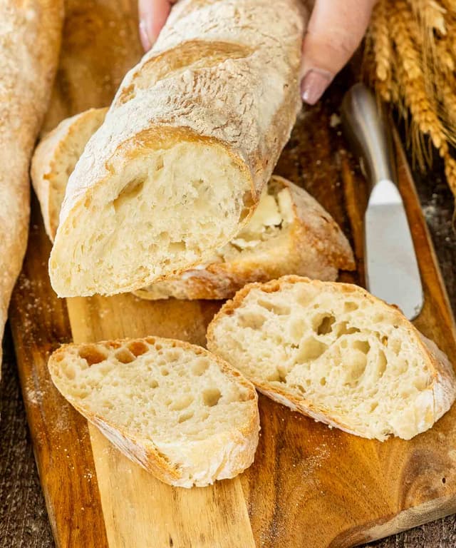 No Knead Baguette | Punchfork